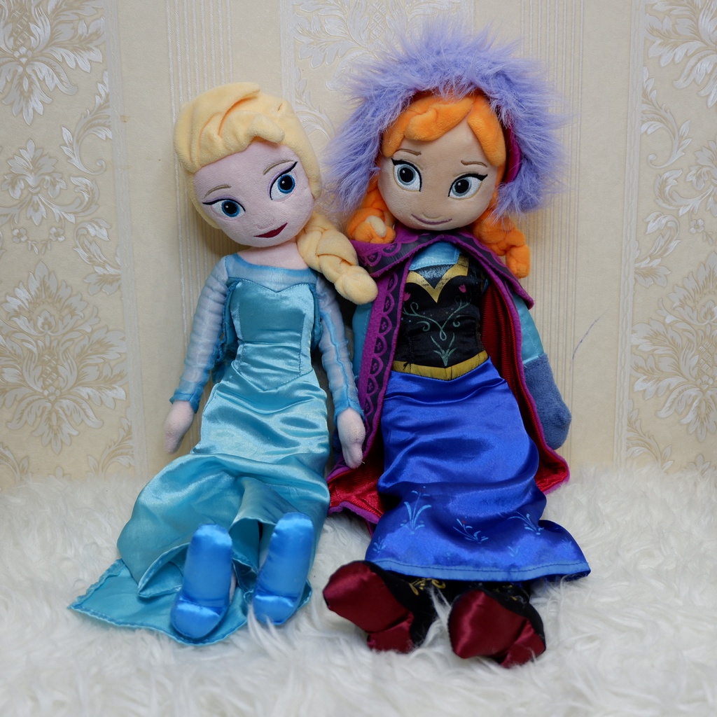 Jual Boneka Frozen Elsa & Ana (Pre-Love) | Shopee Indonesia