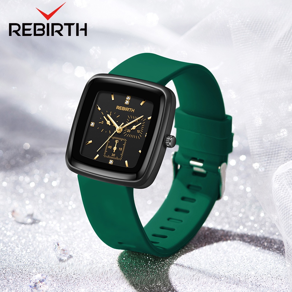 Jual REBIRTH Jam Tangan Wanita Original Anggun Santai Berlian Kuarsa ...