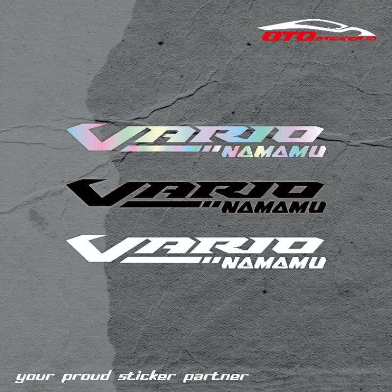 Jual STICKER CUTTING VARIO CUSTOM NAMA | Shopee Indonesia