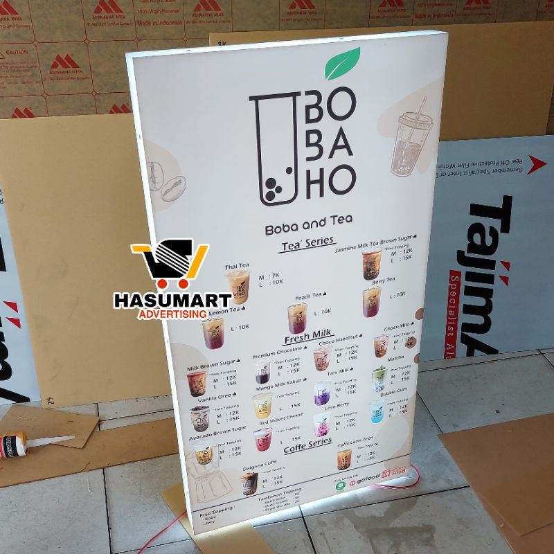 Jual Neonbox Menu 90×50cm/ Menu LightBox / Neon box akrilik | Shopee ...