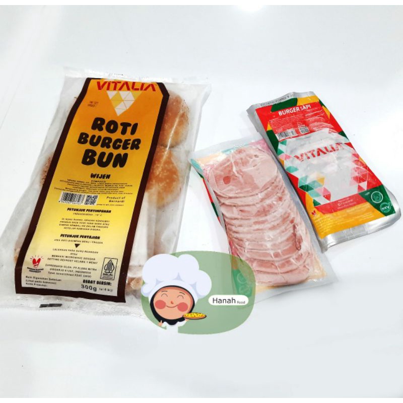 Jual bundling roti burger vitalia | Shopee Indonesia
