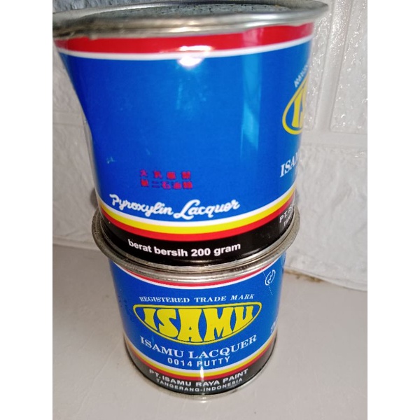 Jual DAMPUL Dempul ISAMU Pyroxylin Lacquer PUTTY PRIMER dasar epoxy ...