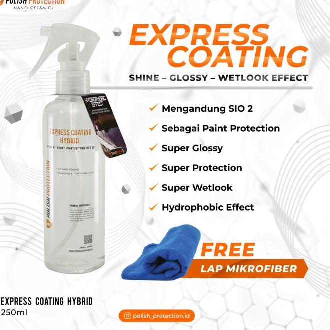 Jual Semi Permanent Coating Mengandung SIO2 | Express Coating Hybrid | Shopee Indonesia