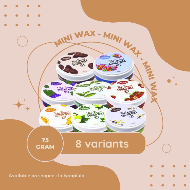 Jual SUGAR WAX MINI | 75 GRAM | SUDAH TERMASUK KERTAS DAN SPATULA | COD ...