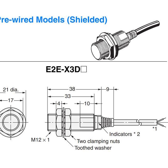 Jual Omron E2E-X3D1-N Proximity Sensor | Shopee Indonesia