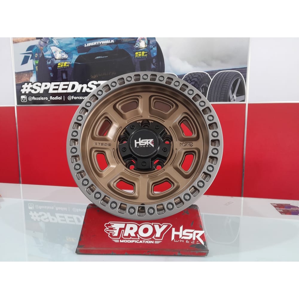 Jual Model Velg HSR Terbaru XTS02 HSR R15 Bronze Baut 5 Bisa Jeep ...