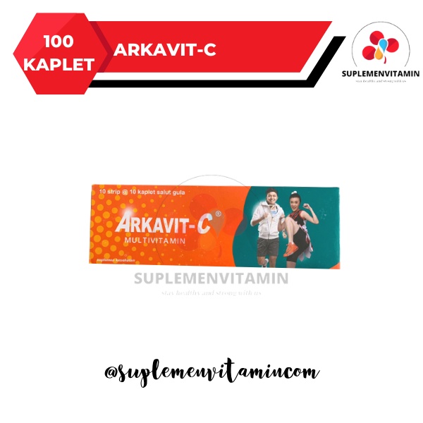 Jual Arkavit C / Arkavit-C Suplemen Vitamin Original - Box isi 100 ...