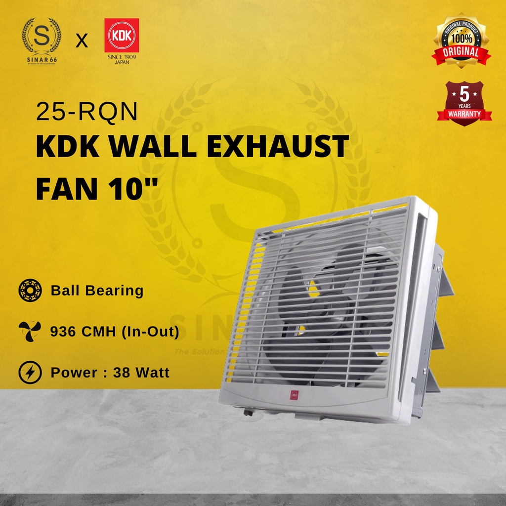 Jual KDK WALL EXHAUST FAN DINDING 10" 25RQN 25 RQN | Shopee Indonesia