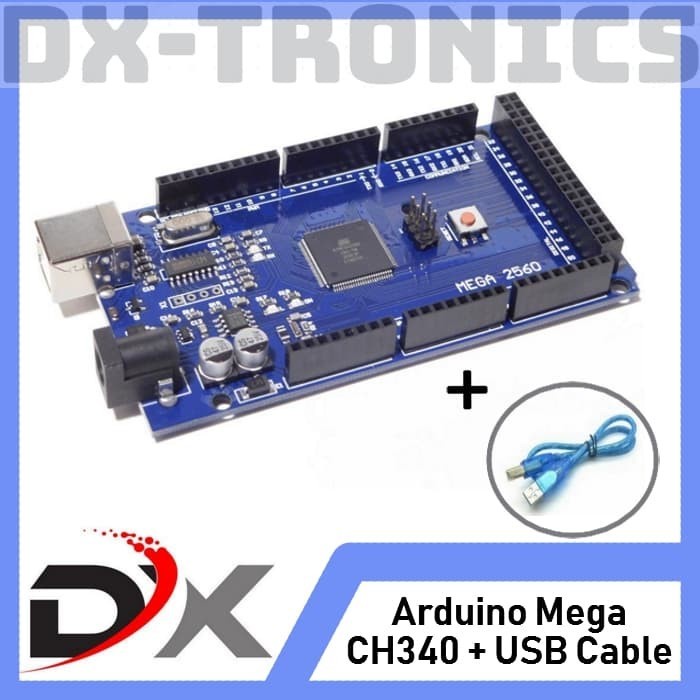 Jual Mega 2560 ATmega2560 With CH340 Microcontroller + USB Cable ...