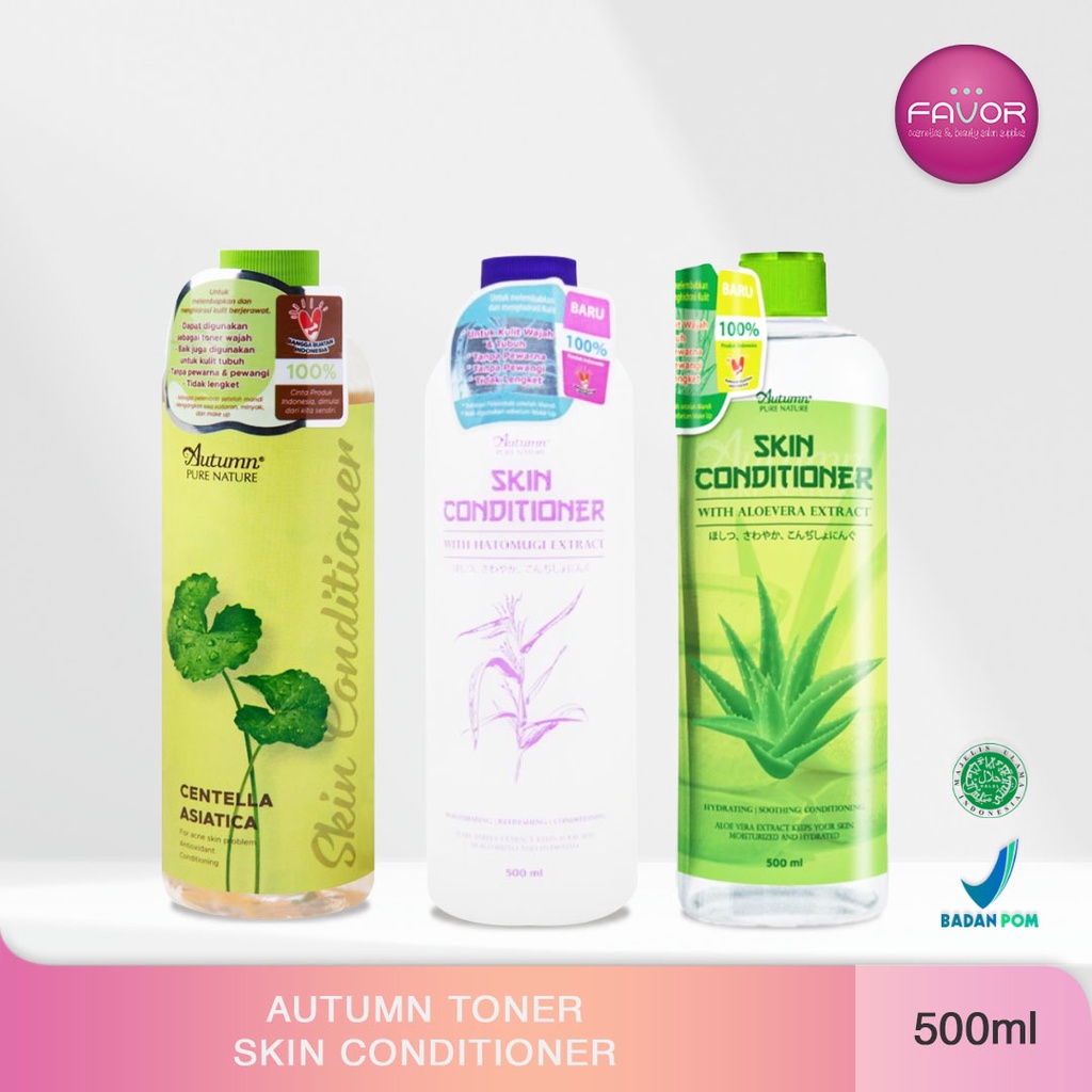 Jual Autumn Toner Skin Conditioner (Free Bottle) 500ml | HATOMUGI ...