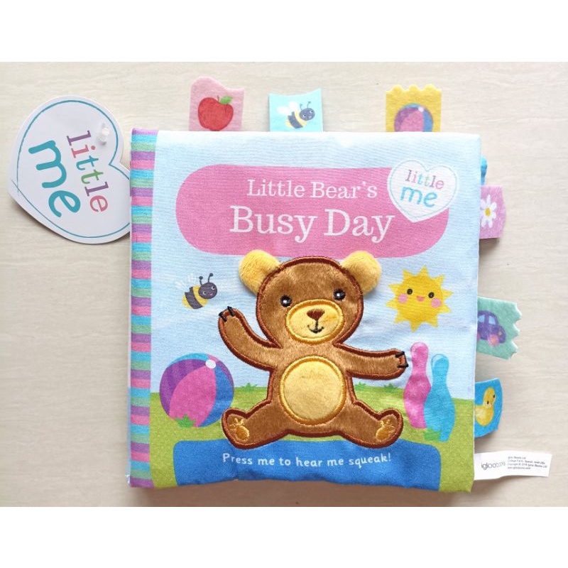 Jual Igloo Books - Little Bear's Busy Day (Little Me - Cloth Soft Book ...