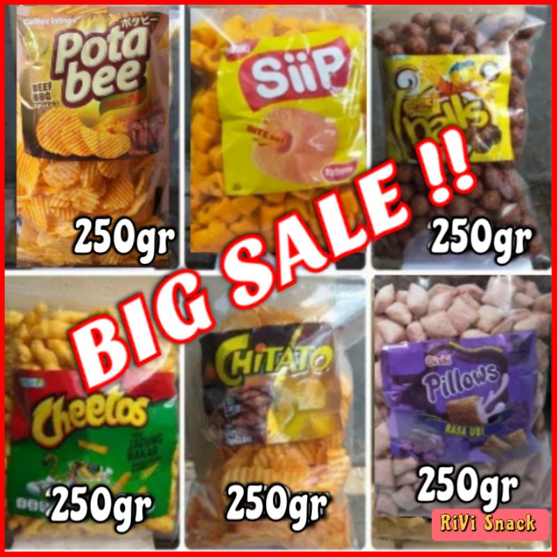 Jual [PROMO] SNACK 250GR ANEKA SNACK MURAH KILOAN SNACK KEKINIAN ...