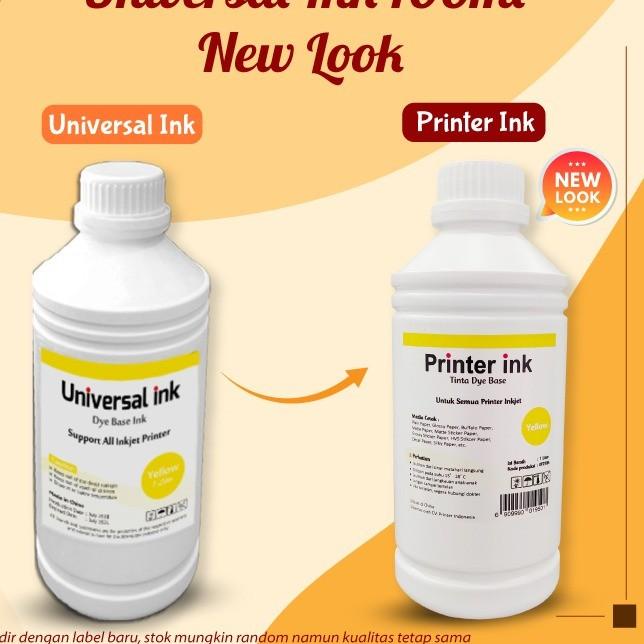 Jual Tinta Universal Black 1 Liter, Tinta Refill Printer Dye Base ...
