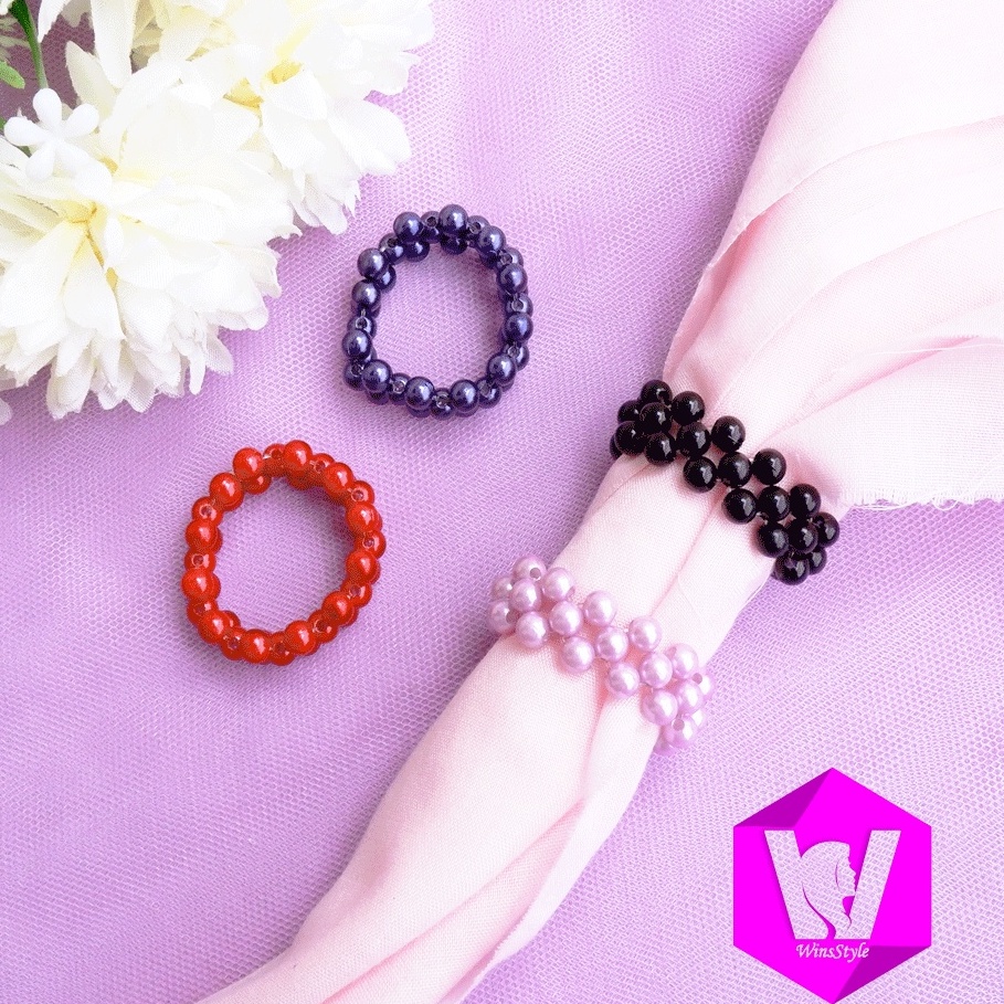 Jual Ring Hijab Kekinian / Ring Jilbab Mutiara Isi 2 Pcs WInsstyle ...