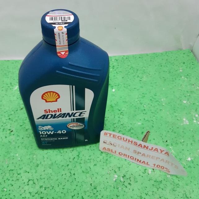 Jual Oli Shell Advance AX7 4T SAE 10W-40 API SM JASO MA2 1000 mL / 1 Liter | Shopee Indonesia