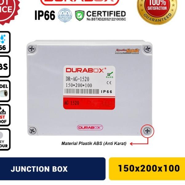 Jual ABS Junction Box Plastik 150x200x100 Abu-abu HARGA MURAH ...
