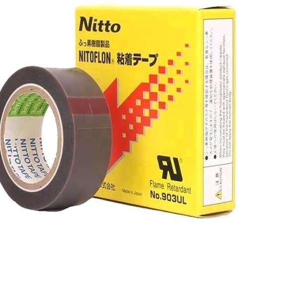 Jual ISOLASI TAHAN PANAS NITTO 903UL 903 UL NITTOFLON TEFLON TAPE 13MM ...