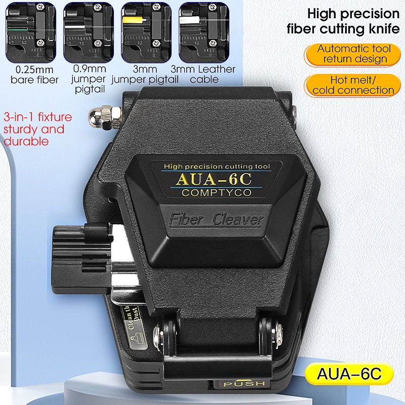 Jual Fiber Cleaver AUA 6C FC 6S Alat Pemotong Serat Kabel Core Fiber ...