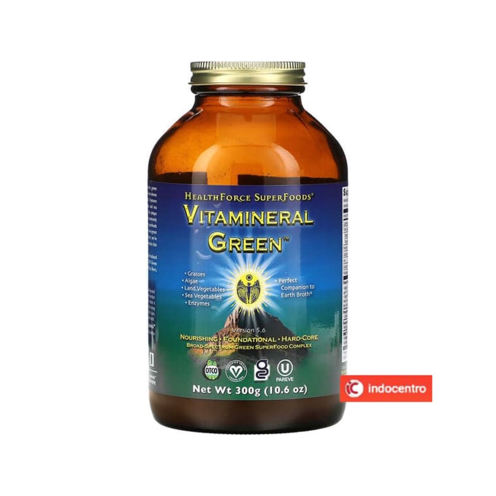 Jual HealthForce Super Vitamineral Green Version 5.6 300 g | Shopee ...