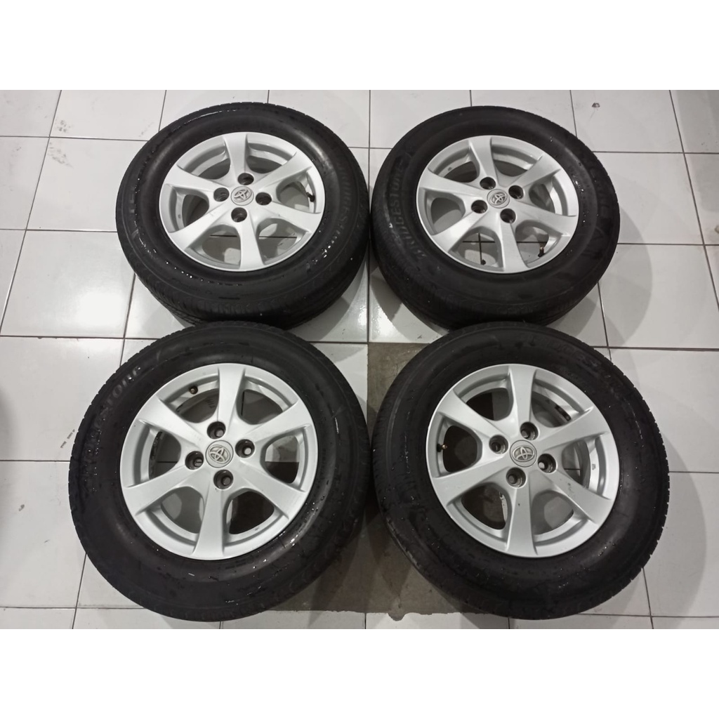 Jual VELG MOBIL SECOND STANDAR AGYA RING 14 PCD 4X100 + BAN BS(1) 175 65 R14 | Shopee Indonesia