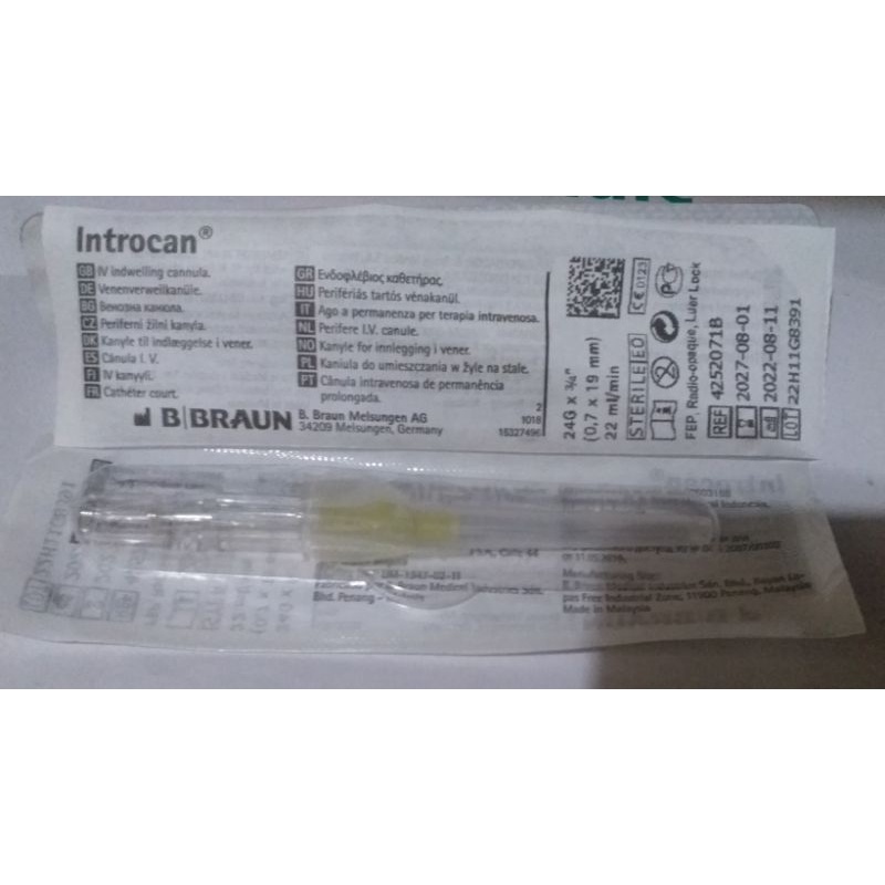 Jual B Braun Introcan No 24 G | Shopee Indonesia