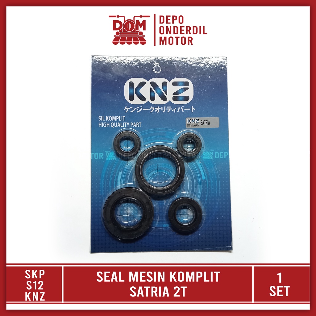 Jual Seal Komplit Satria 2T (KNZ) Oil Seal Sil Kit Karet Mesin Paket Lengkap Suzuki Satria 2 Tak ...