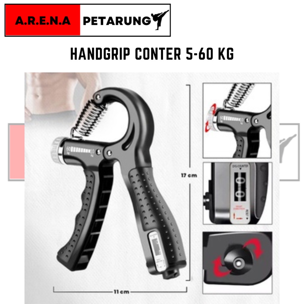 Jual SPEEDS Handgrip Hand Grip 5-60 kg Alat bantu fitness Otot lengan ...