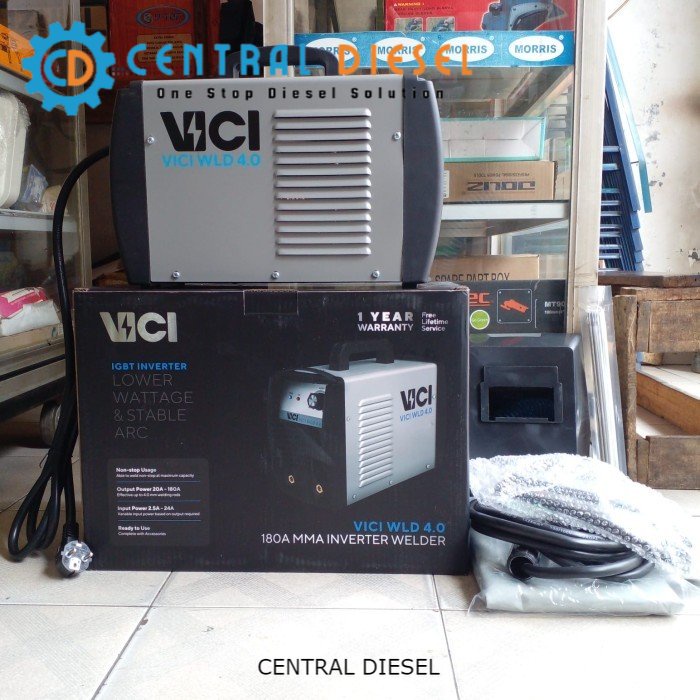 Jual Welding machine/ Mesin las listrik/Trafo las inverter VICI4.0 180A ...