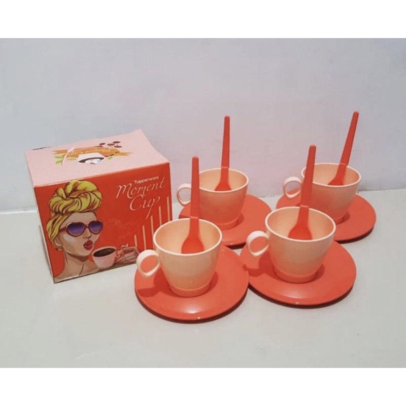 Jual cangkir set buat suguhan tamu tahan panas by TUPPERWARE | Shopee ...