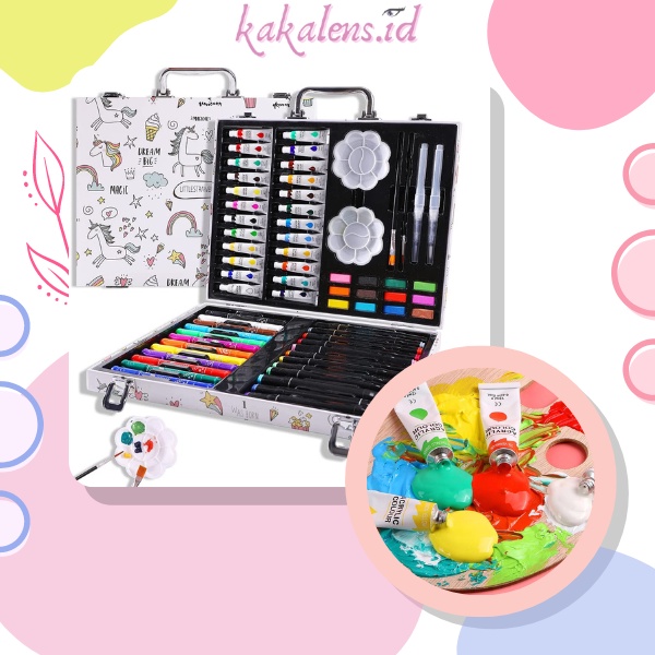 Jual CRAYON SET KOPER ISI 67/ CRAYON ART SET KOPER / ALAT MELUKIS UNTUK ...