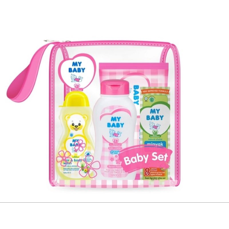 Jual MY BABY set travel pack sabun sampo tissue basah minyak telon ...