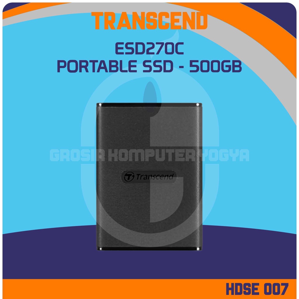 Jual Transcend ESD270C 500GB USB 3.1 up to 520MB/s Portable External ...