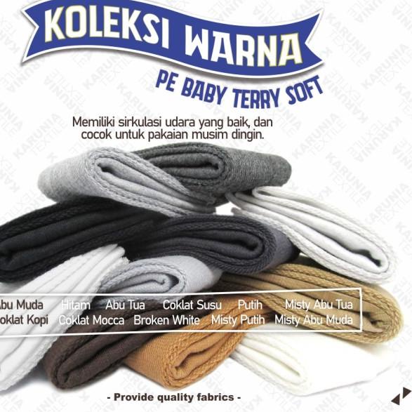 Jual PE Baby Terry 20s | Putih | Kain | Karunia Textile - Kain | Shopee ...