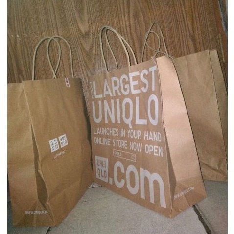 Jual Paper Bag UNIQLO 100% Original | Shopee Indonesia
