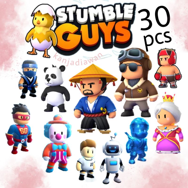 Jual STICKER GAME STUMBLE GUYS Stiker Set 30pcs | Shopee Indonesia