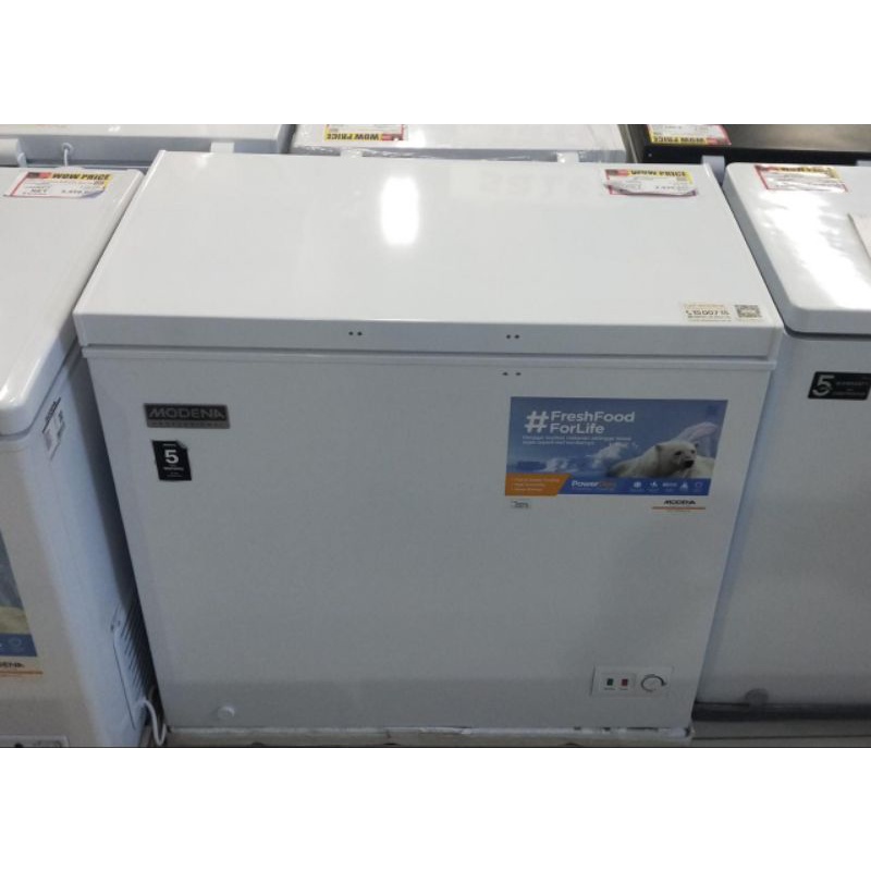 Jual Chest freezer Modena 200 liter Md0206w | Shopee Indonesia