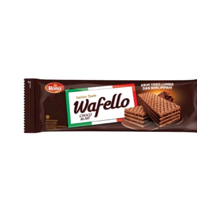 Jual Roma Waffelo Wafer Choco 117g | Shopee Indonesia