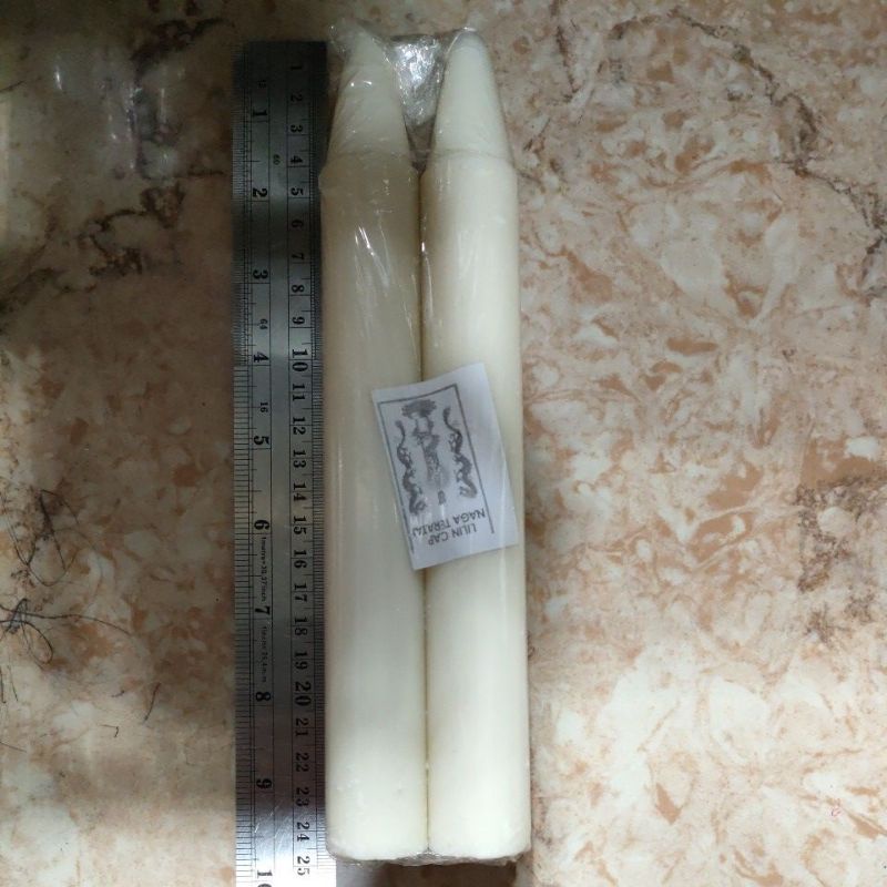 Jual lilin putih besar cap naga 24cm | Shopee Indonesia