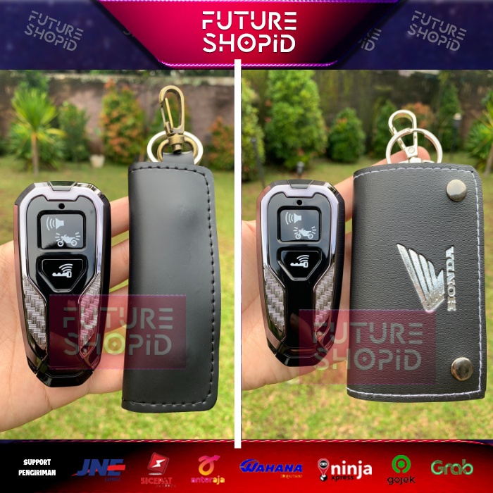 Jual Case Remote Carbon + Dompet STNK Keyless Vario/PCX/ADV 160/Vario ...
