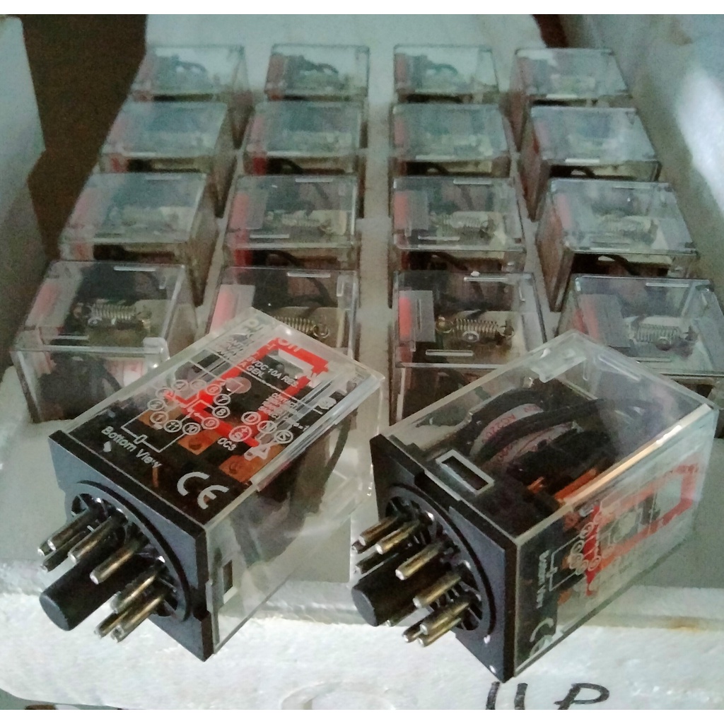 Jual RELAY AC 11P 11 PIN 11 KAKI 220V 220 VOLT MK3P-1 OMRON | Shopee ...