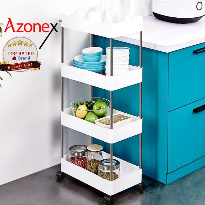 Jual Rak Serbaguna Buku Portable Rak Bumbu Dapur / Rak Sudut Tempat ...