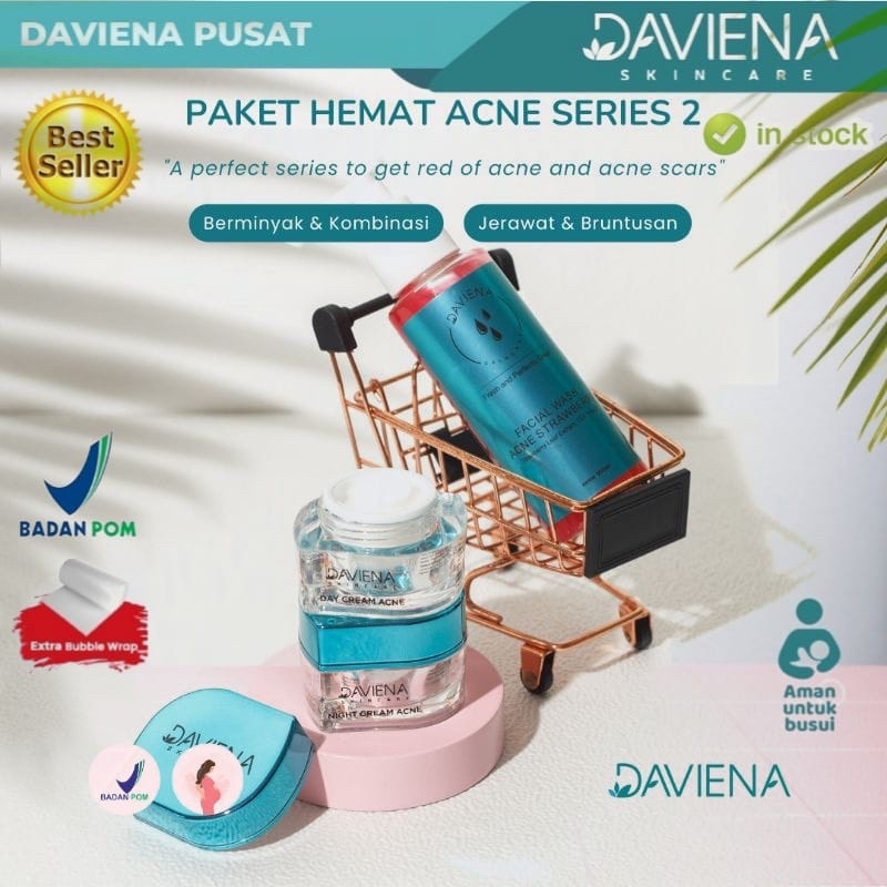 Jual PAKET HEMAT ACNE 2 | DAVIENA SKINCARE | Shopee Indonesia