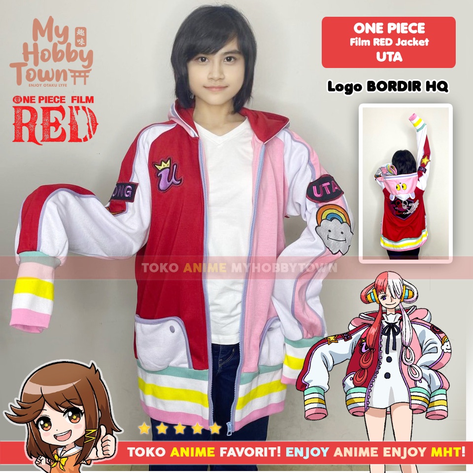 Jual Jaket Anime One Piece Red Uta Utahime Kostum Cosplay | Shopee ...