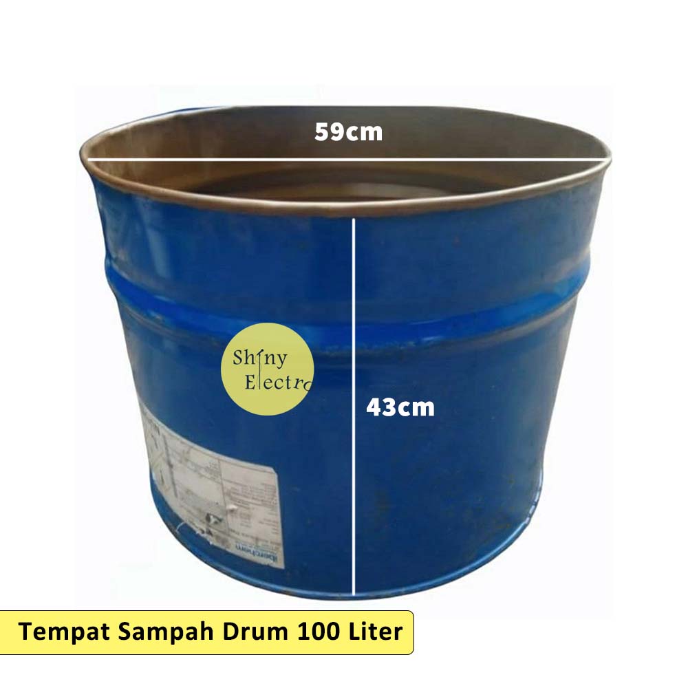 Jual Tempat Tong Sampah Baskom Besi Drum 100 Liter 100L Anti Api ...