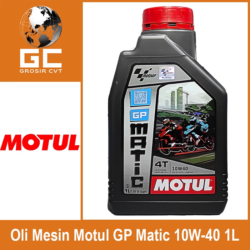 Jual Motul Oli Mesin GP Matic 10W-40 MB API SL MOTOR 4 Tak 1L | Shopee Indonesia