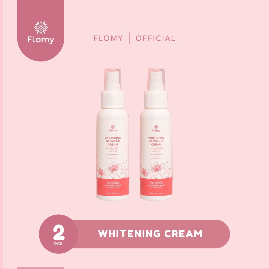 Jual Flomy Glow Up Whitening Cream | Paket Bundle Isi 2 Pcs | Shopee ...