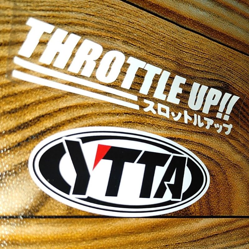 Jual YANG TAU TAU AJA (YTTA) STICKER THROTTLE UP STIKER HURUF KANJI JPN ...