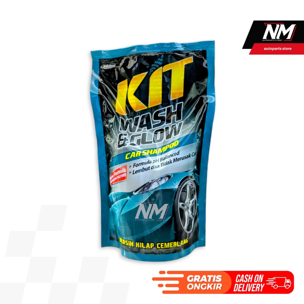 Jual KIT Wash and Glow Car Shampoo Pouch 720ml Sabun Cuci Mobil dan ...