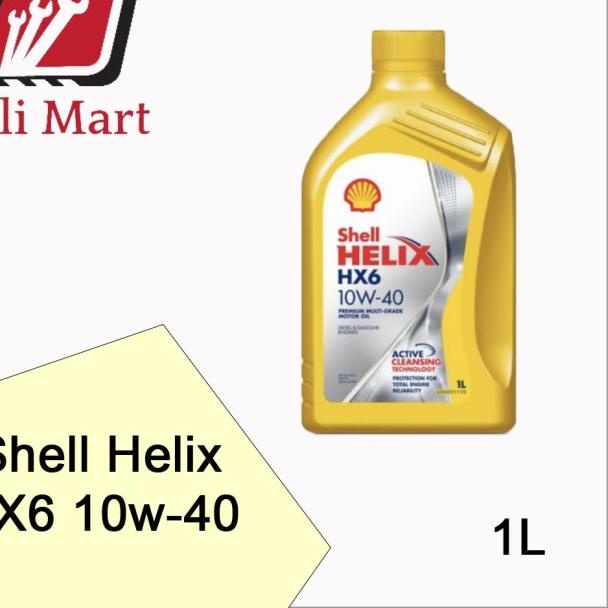 Jual Oli Shell Helix Hx6 10w40/Oli Shell helix 10w40/Oli mesin Shell ...