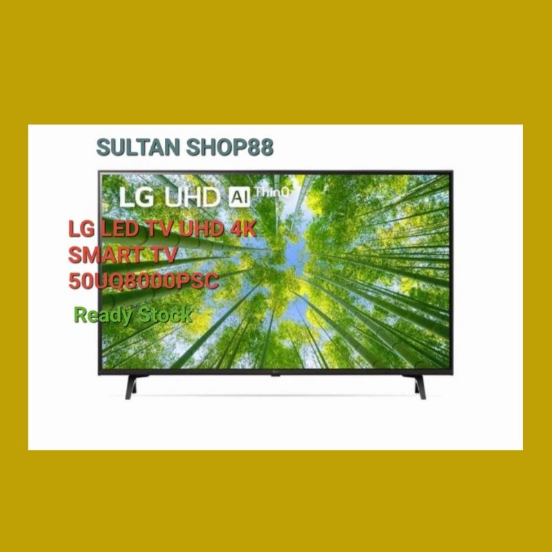Jual LG LED TV 50UQ8000PSC UHD 4K SMART TV 50 INCH 50UQ8000 | Shopee Indonesia